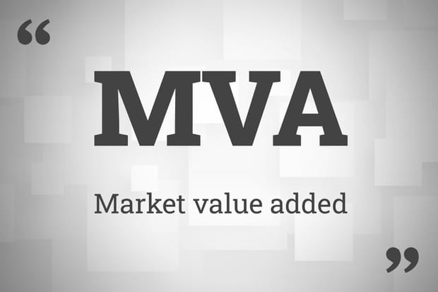 MVA = Market value added