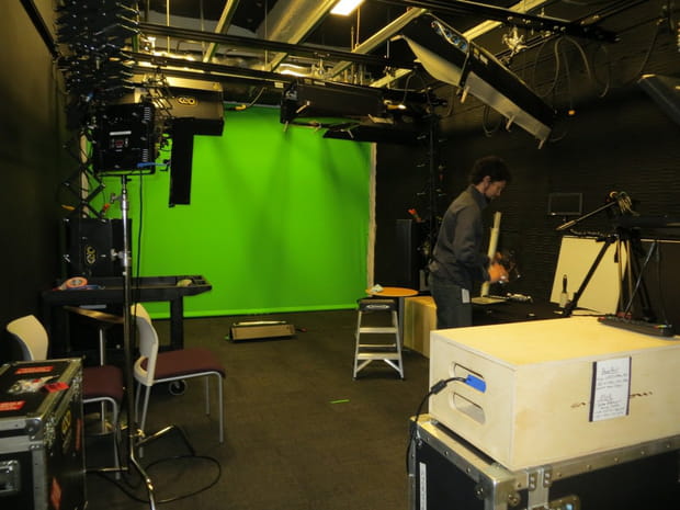 Un studio vidéo professionnel