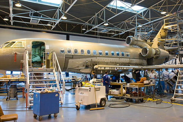 Un Falcon 900 entièrement décapé