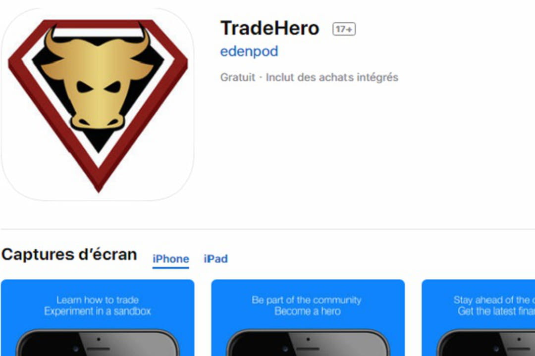 TradeHero, pour s'entraîner en toute sécurité