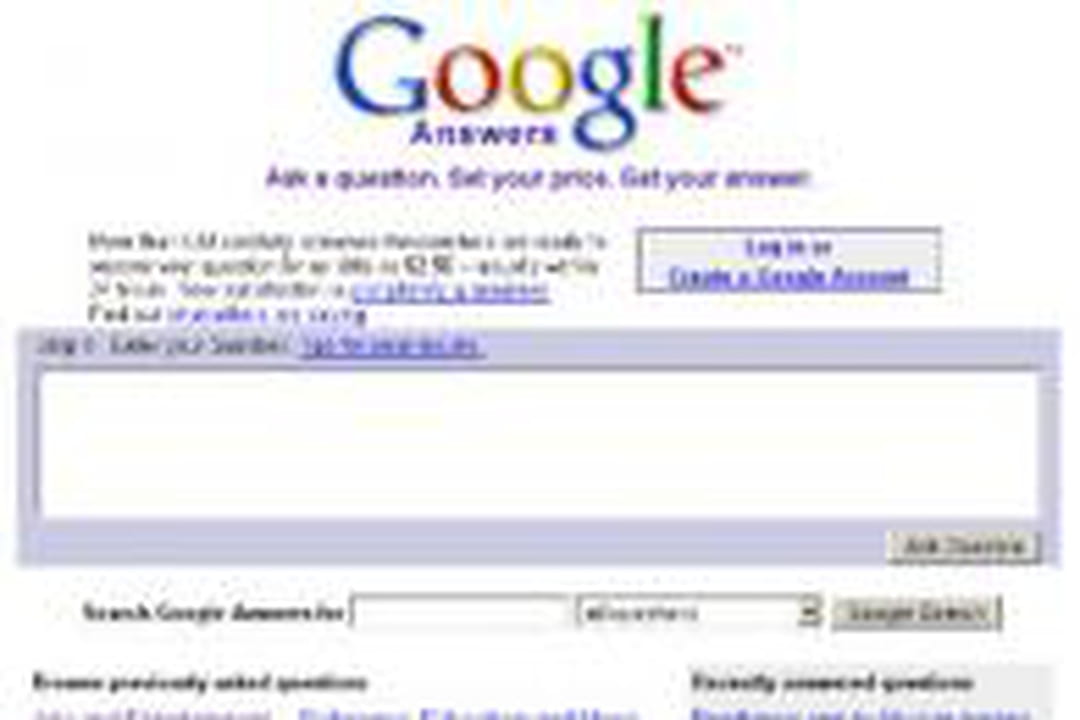Google Answers, victime de son modèle payant