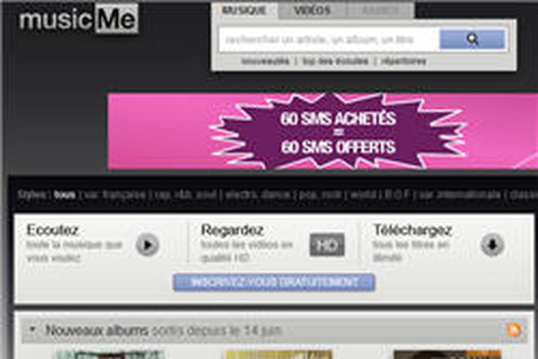 MusicMe, la musique sur abonnement
