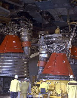 Retrouver dans l'Atlantique les moteurs de la fusée Apollo 11