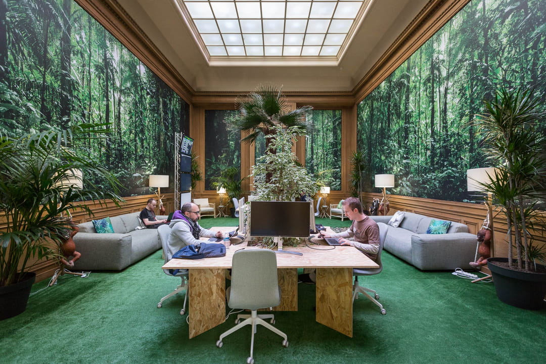 Une "jungle room"