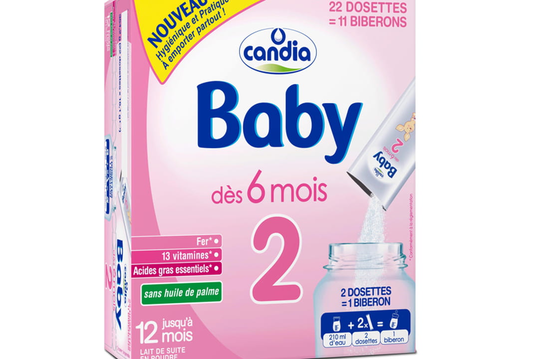 Dosettes de lait Candia Baby