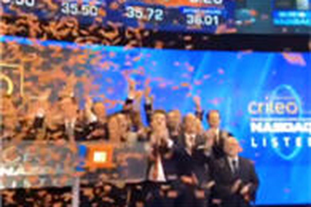 En images : revivez l'introduction de Criteo au Nasdaq