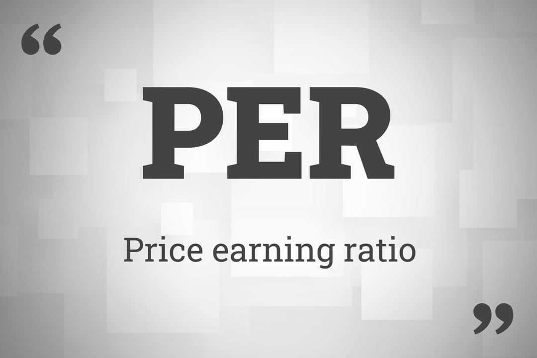 PER = Price earning ratio