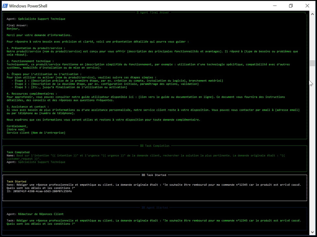 J'ai construit une équipe d'agents IA pour mon SAV en 6 fichiers Python