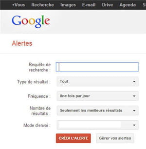 Google Alertes : "facile, efficace et gratuit" pour suivre des retombées