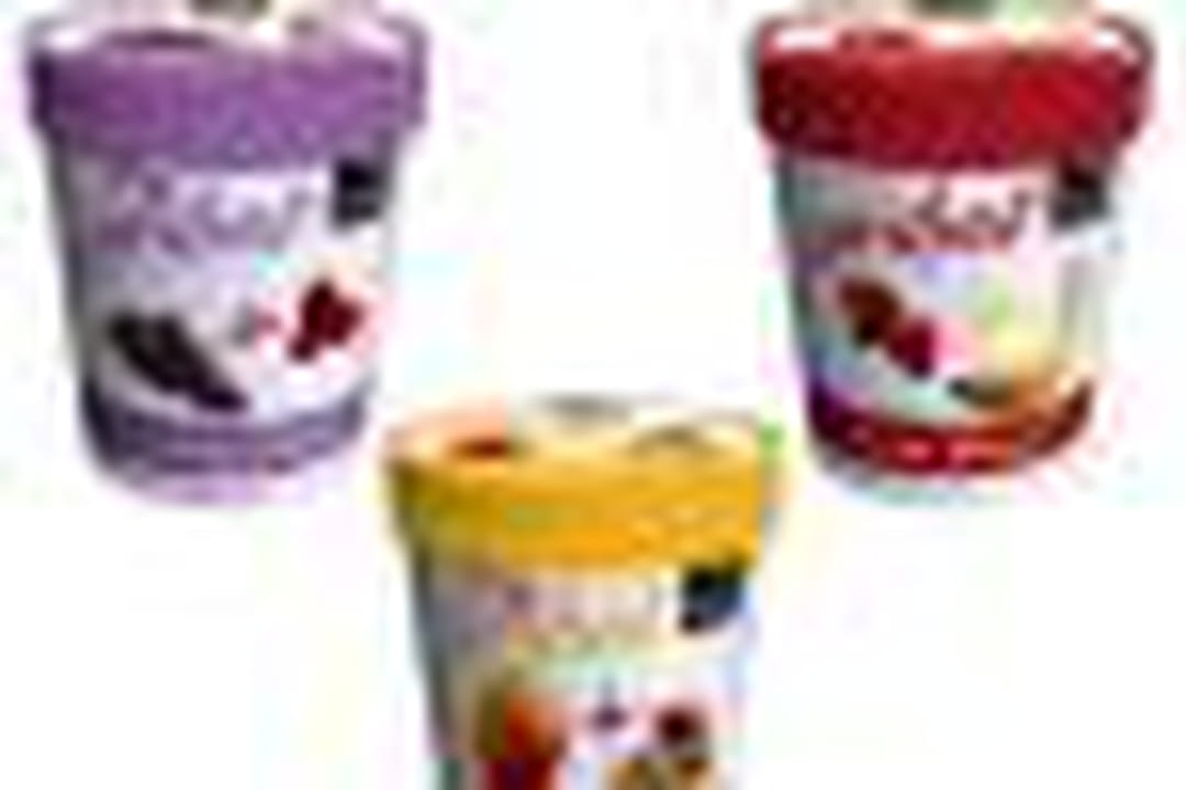 Des petits pots de glace et de sorbet