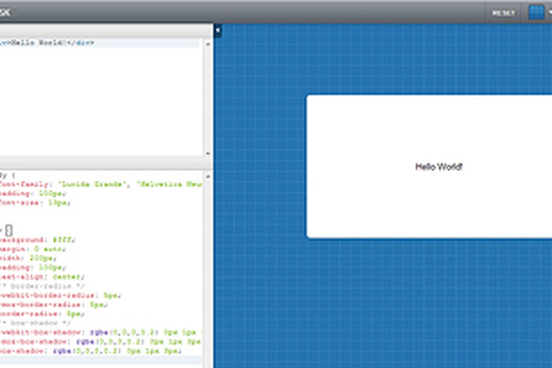 CSS Desk : un éditeur CSS et HTML en ligne