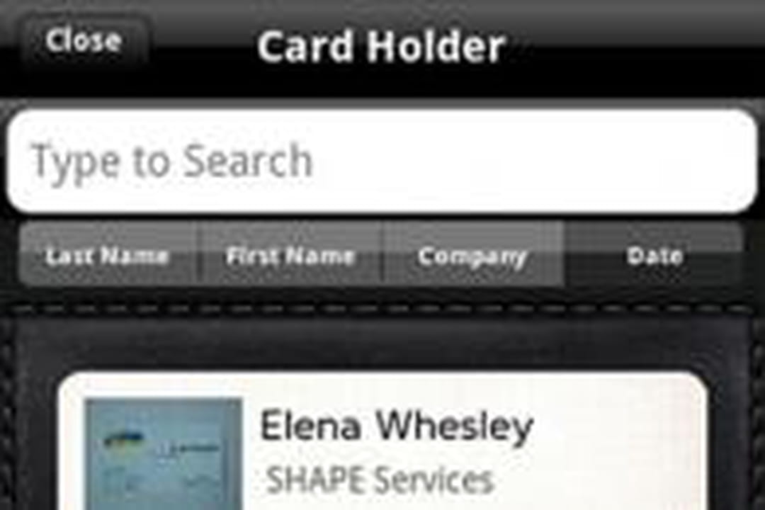 Business Card Reader