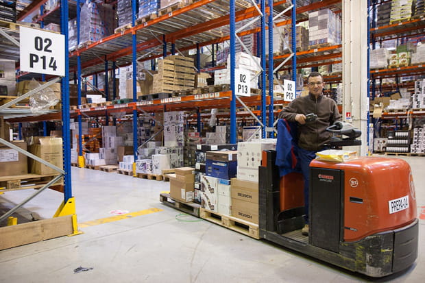 La mise en stock des produits