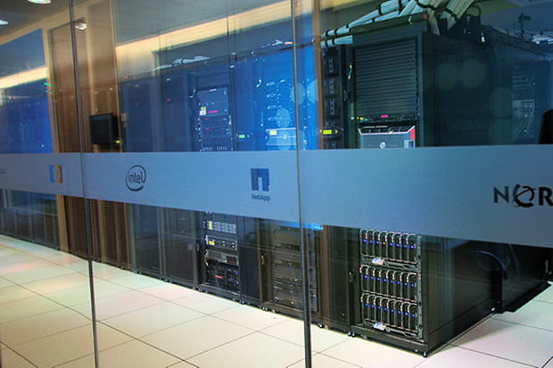 La salle des serveurs exposée